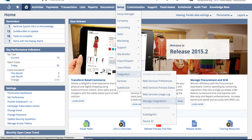 How to Set Up NetSuite Integration